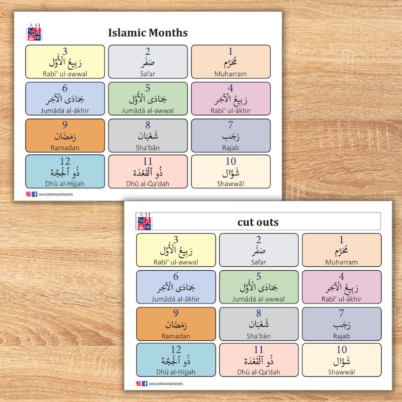 Islamic months - AH Learning Binders